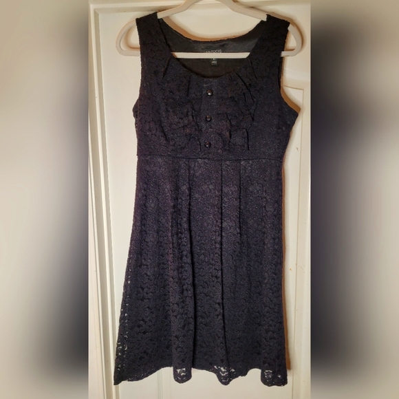 Enfocus Studio | Dresses | Enfocus Studio Sleeveless Little Black Lace ...